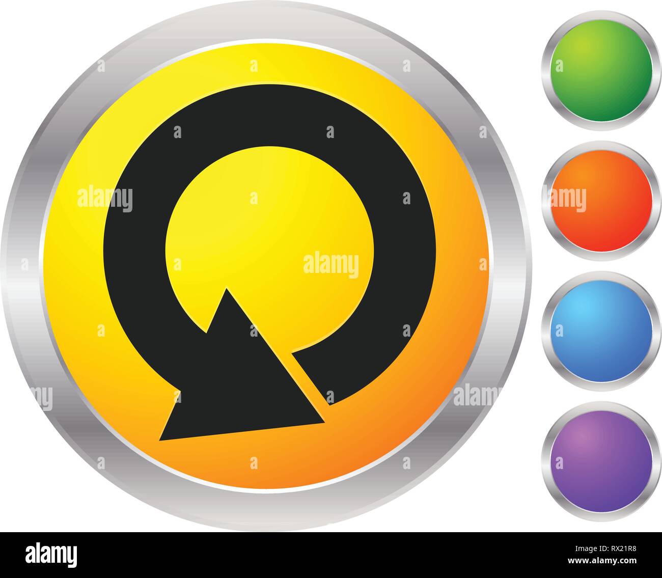 Circular 360 degree arrow icon, Phase, cycle, restart and similar ...