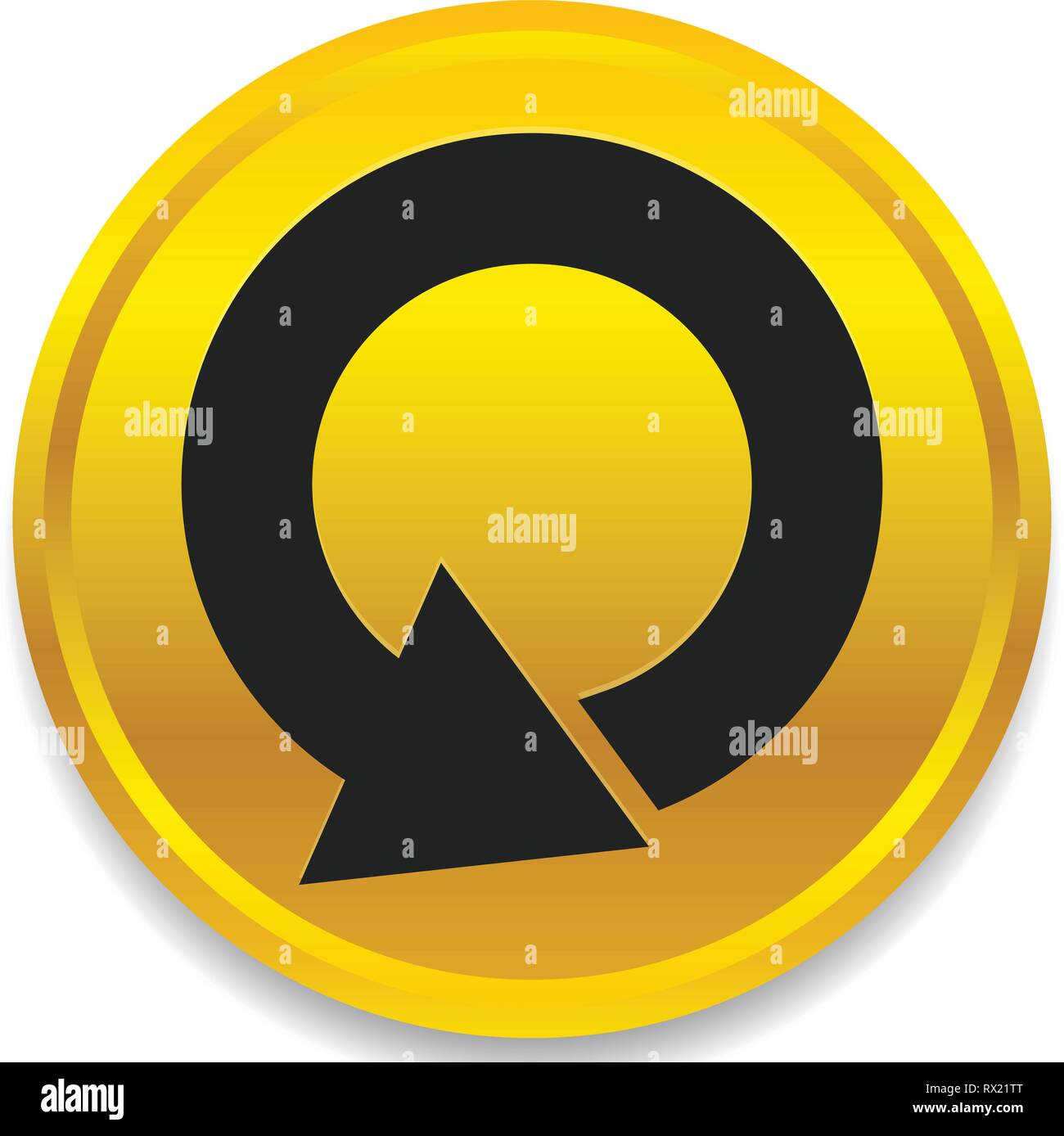 Circular 360 degree arrow icon, Phase, cycle, restart and similar ...