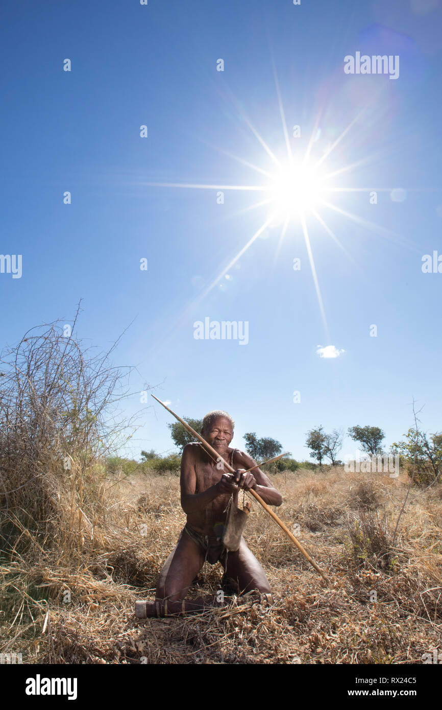 Bushman bow and arrow hi-res stock photography and images - Alamy