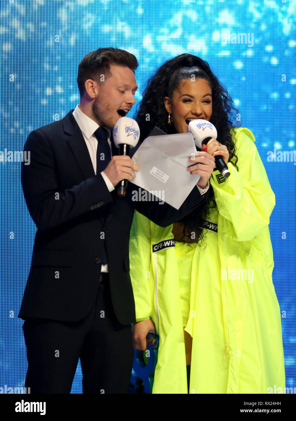 Will Manning and Mabel on stage to present the award for Social Media ...