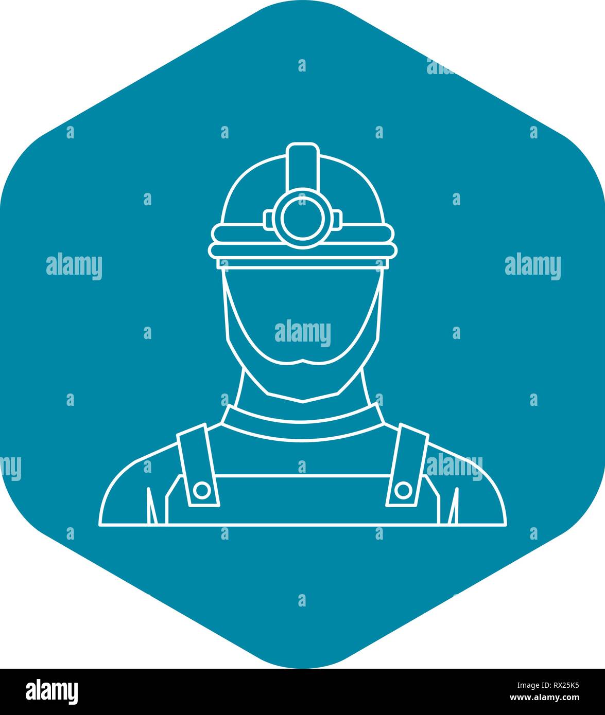 Old style miner Stock Vector Images - Alamy