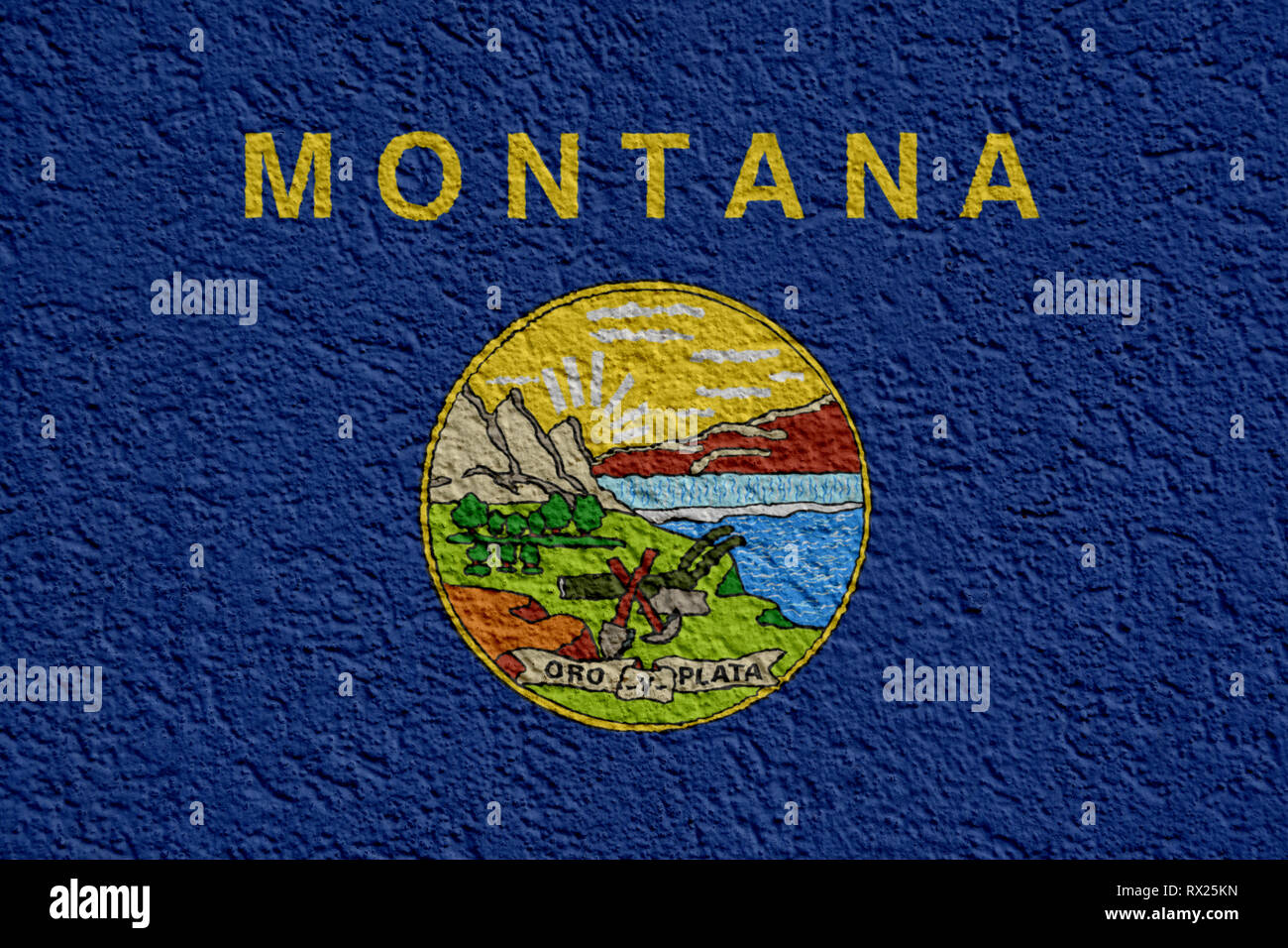 Montana flag hi-res stock photography and images - Alamy