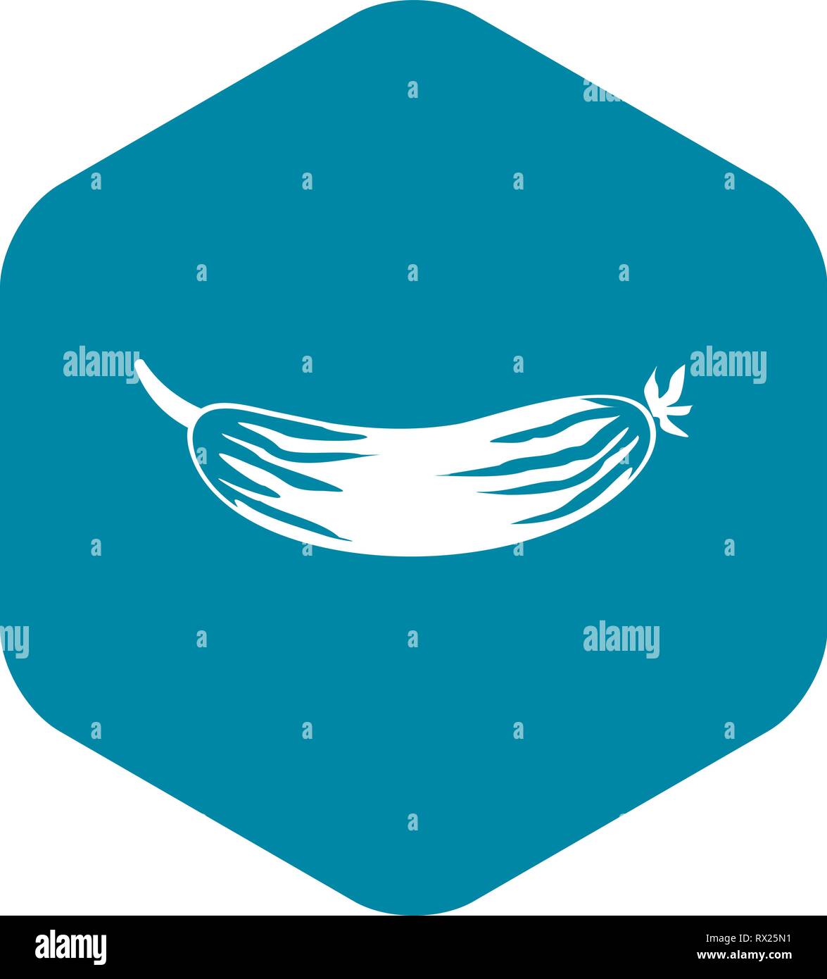 Fresh cucumber icon, simple style Stock Vector Image & Art - Alamy