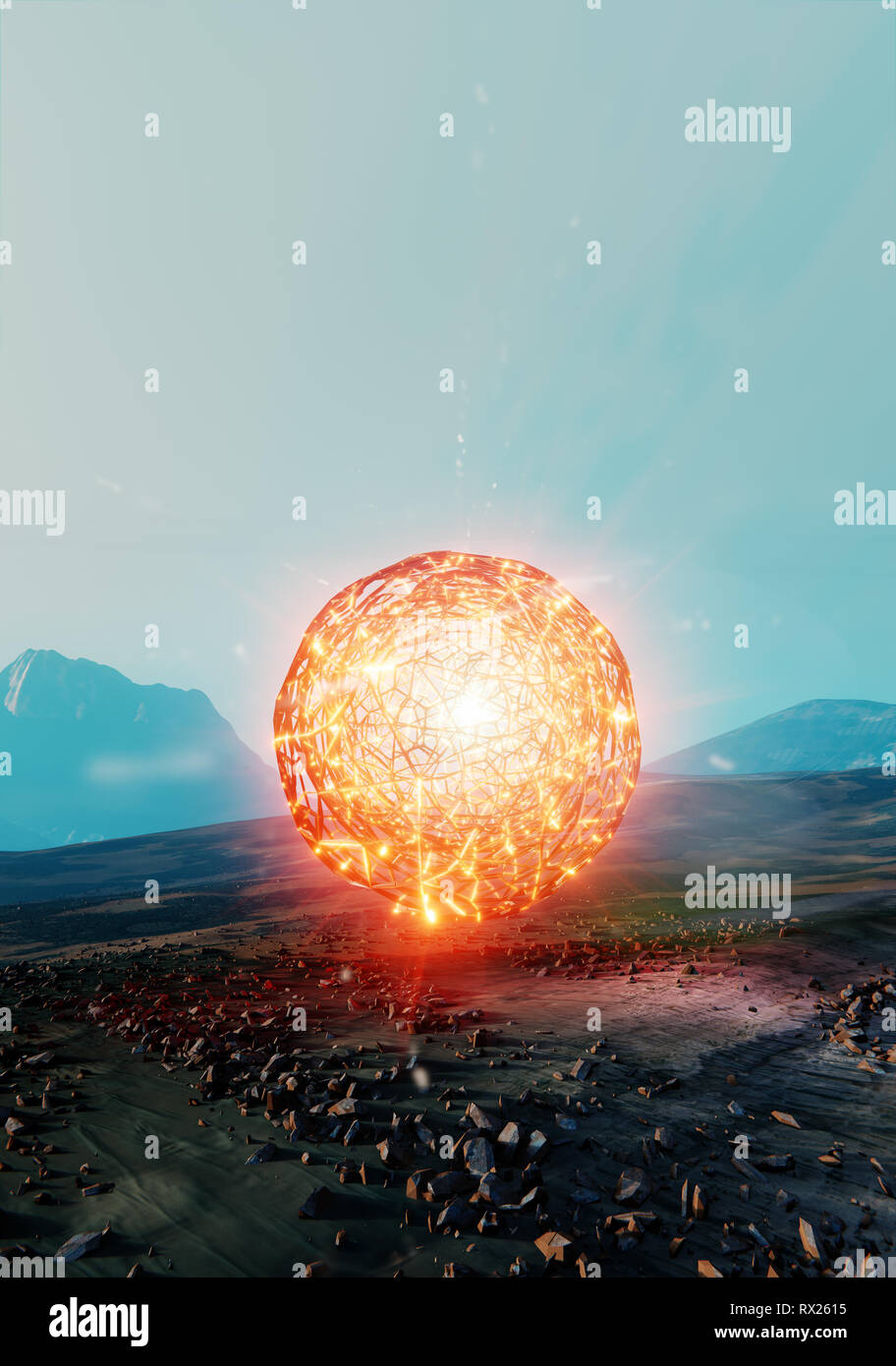 Mars landscape hi-res stock photography and images - Alamy