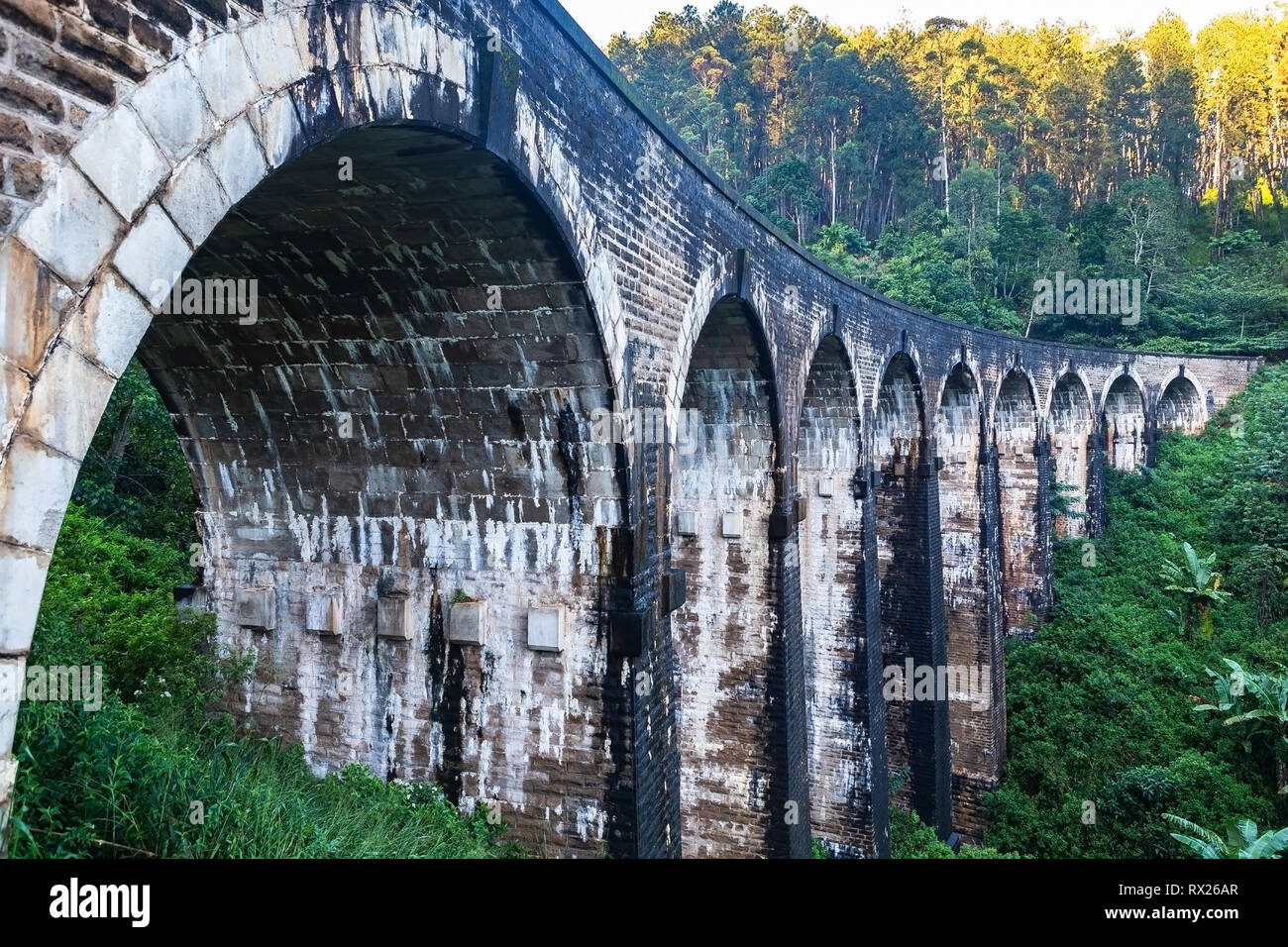Famous Demodara Nine Arch Bridge. Ella, Sri Lanka Stock Photo - Alamy