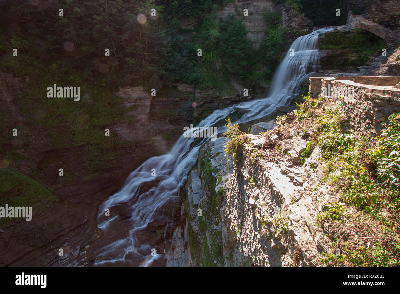 Lucifer Falls, Robert Treman State Park, New York Stock Photo - Alamy