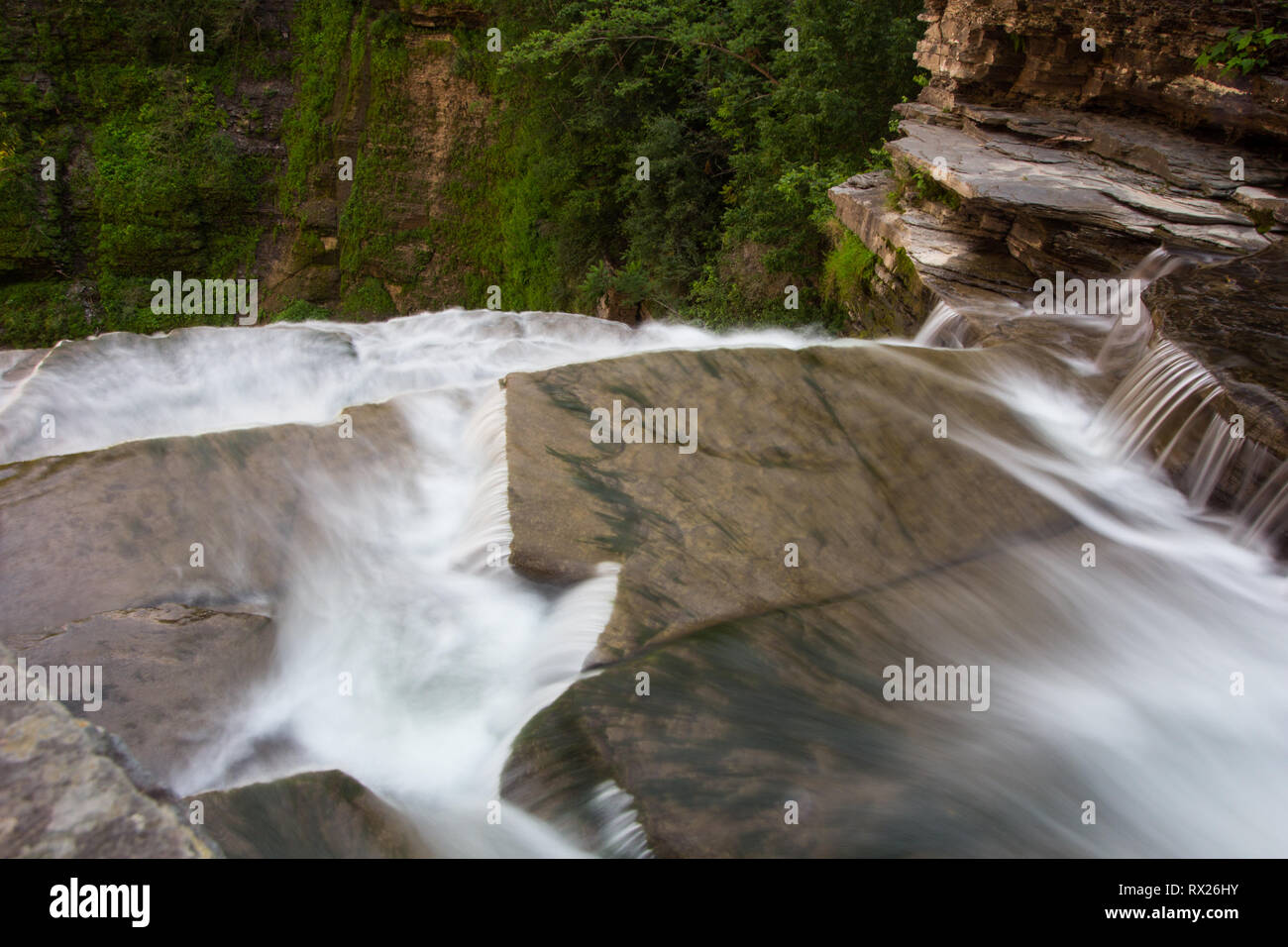 Lucifer Falls, Robert Treman State Park, New York Stock Photo - Alamy
