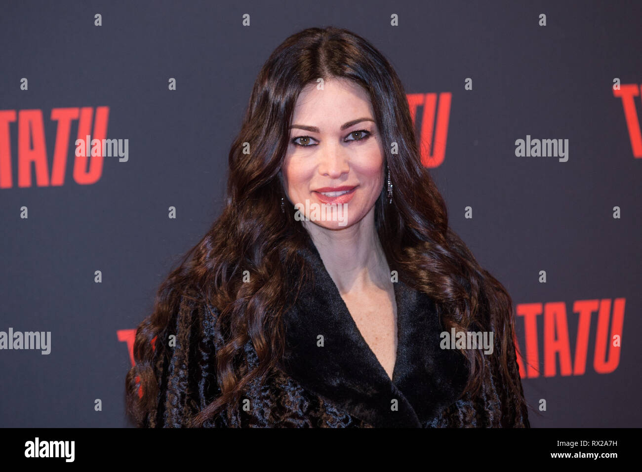 Roma, Italy. 06th Mar, 2019. Italian actress Manuela Arcuri Red Carpet ...