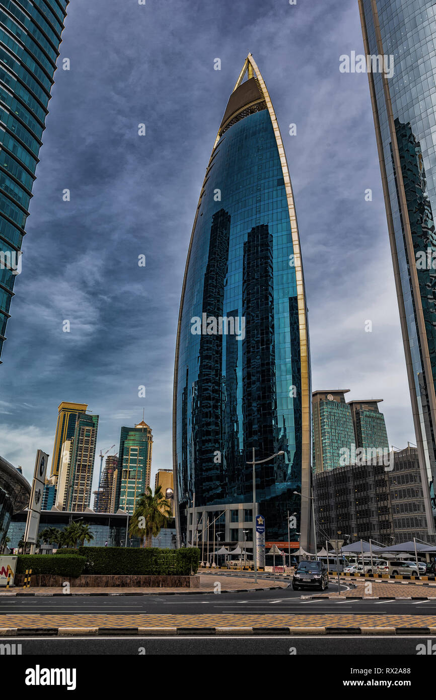 Qatar Financial Center Building Doha High Resolution Stock Photography ...