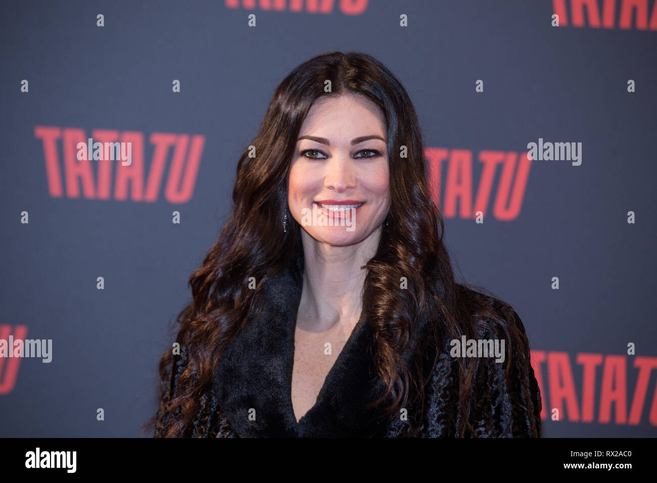 Roma, Italy. 06th Mar, 2019. Italian actress Manuela Arcuri Red Carpet ...