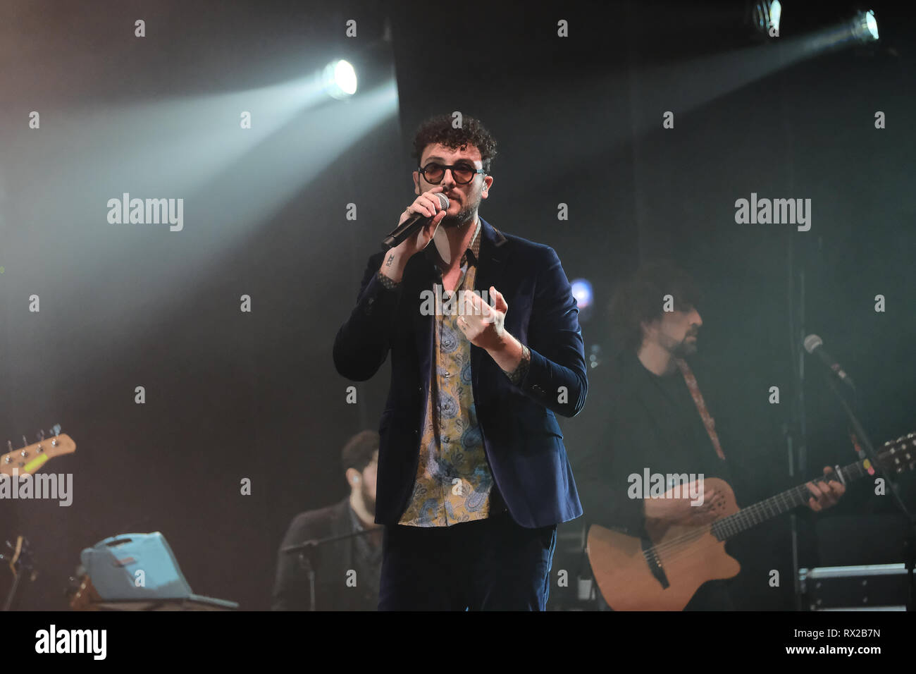 Torino, Italy. 06th Mar, 2019. Roman singer - songwriter Carl Brave ...