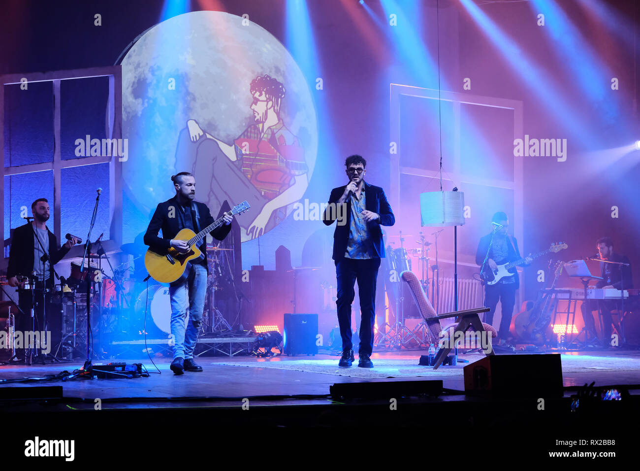 Torino, Italy. 06th Mar, 2019. Roman singer - songwriter Carl Brave ...