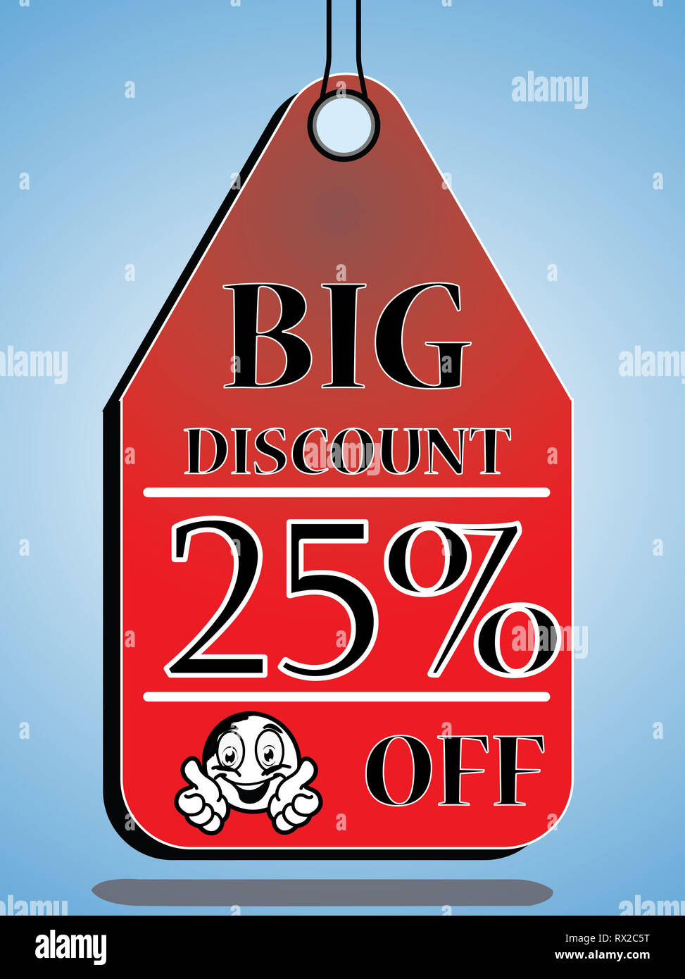 Sale Tag Vector Design Stock Photo - Alamy