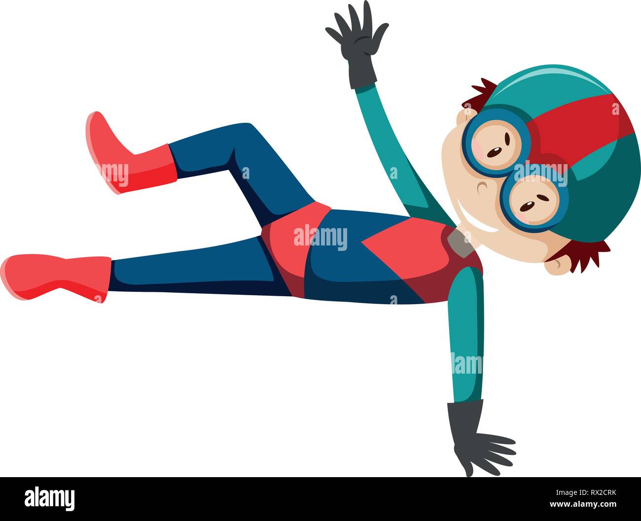 A super hero character illustration Stock Vector Image & Art - Alamy
