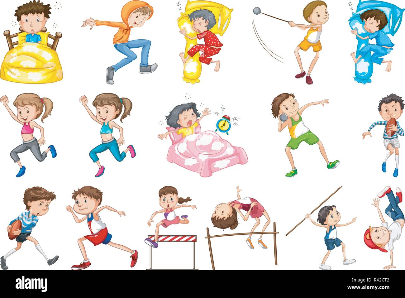 Daily routine collection hi-res stock photography and images - Alamy