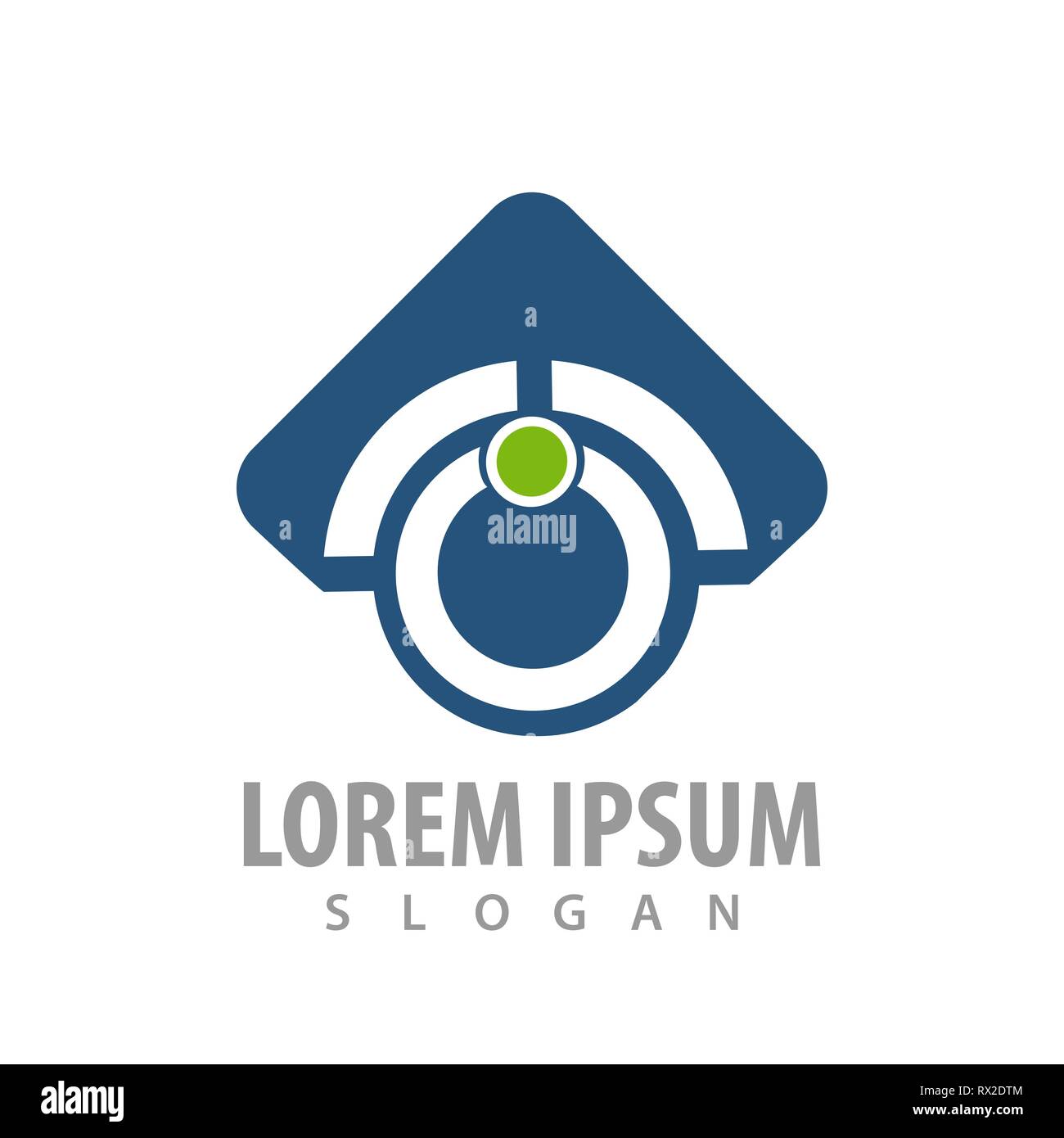 abstract arrow up circle blue technology logo concept design. Symbol graphic template element ...