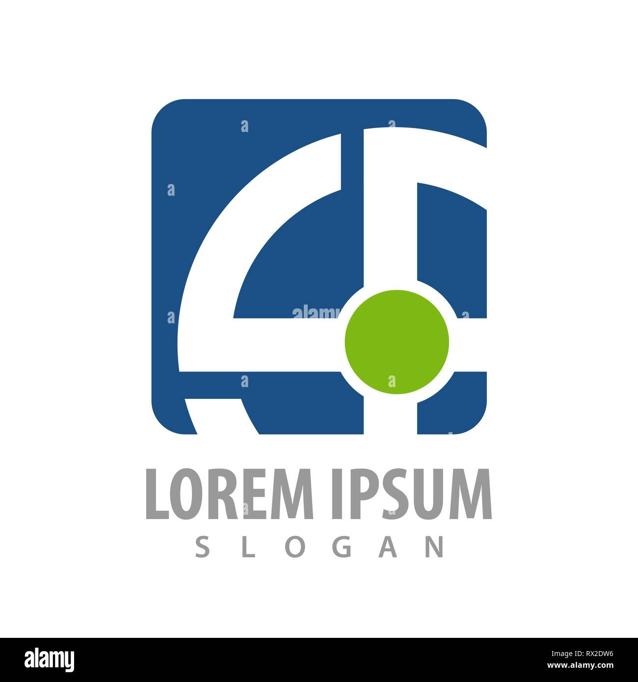Square rotate line logo concept design. Symbol graphic template element ...