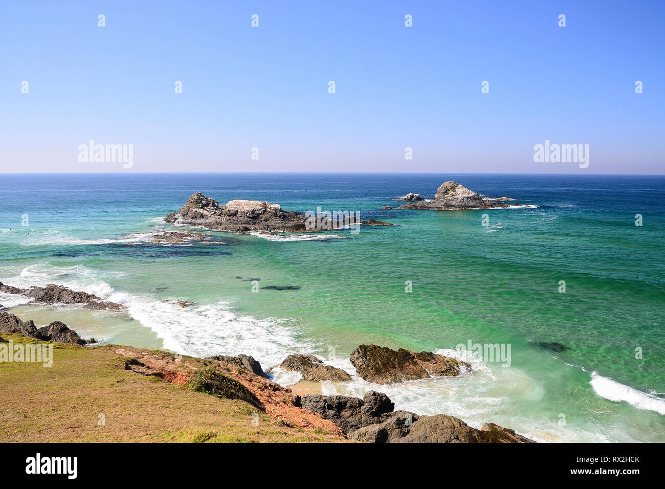 Three Sisters, Broken Head Nature Reserve, Australia Stock Photo - Alamy