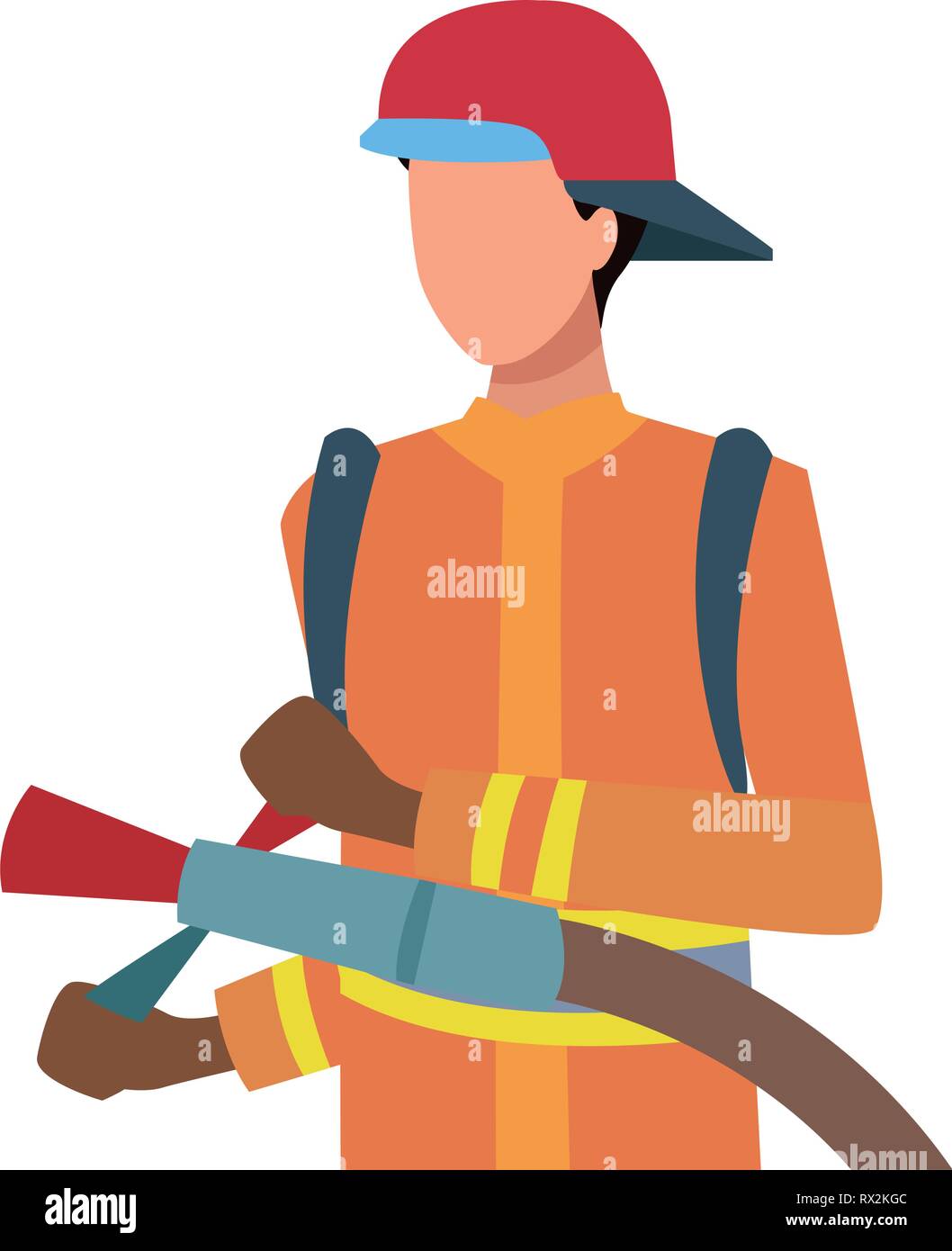 firefighter Jobs and professions avatar Stock Vector Image & Art - Alamy