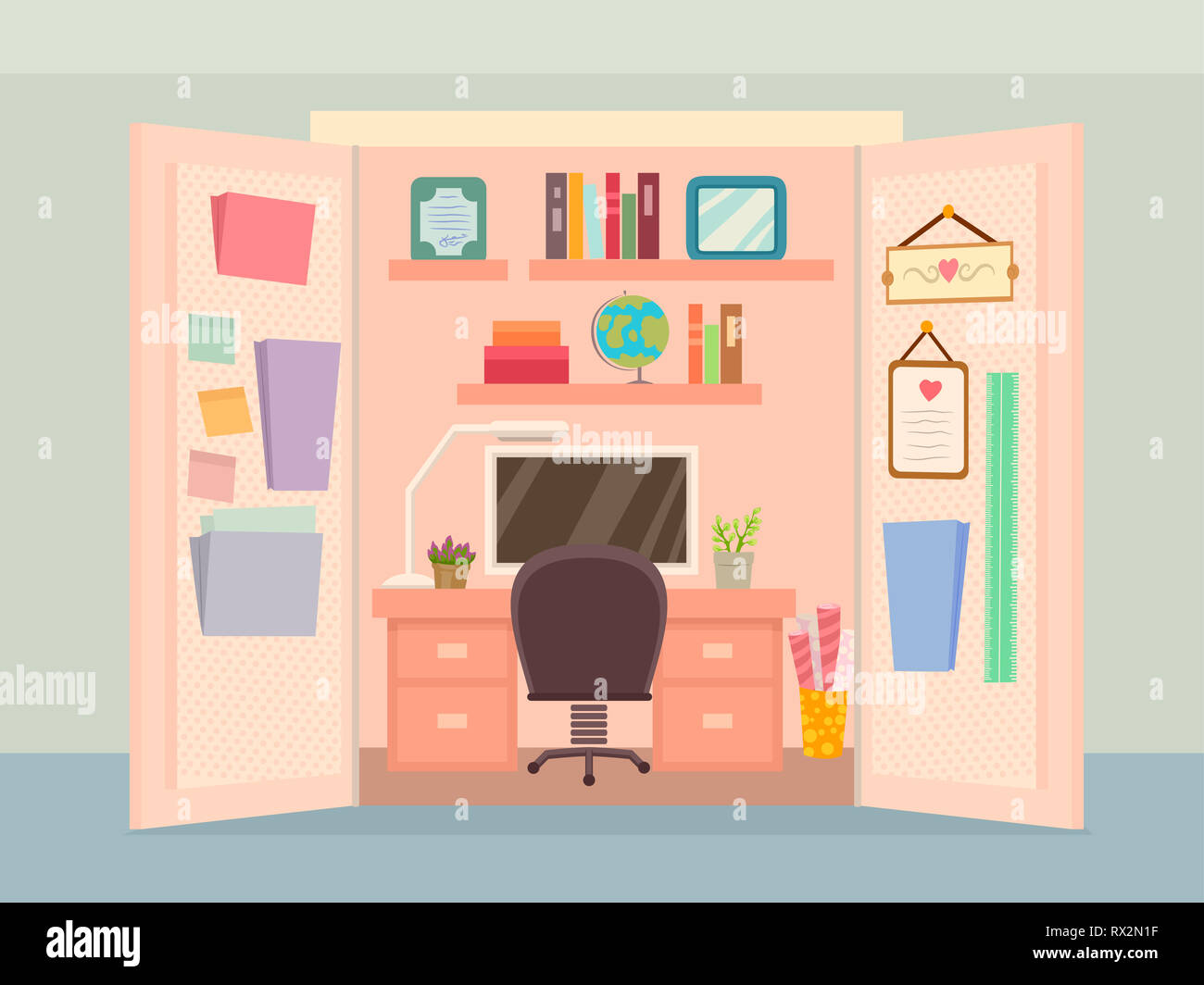 Organized Room Clipart