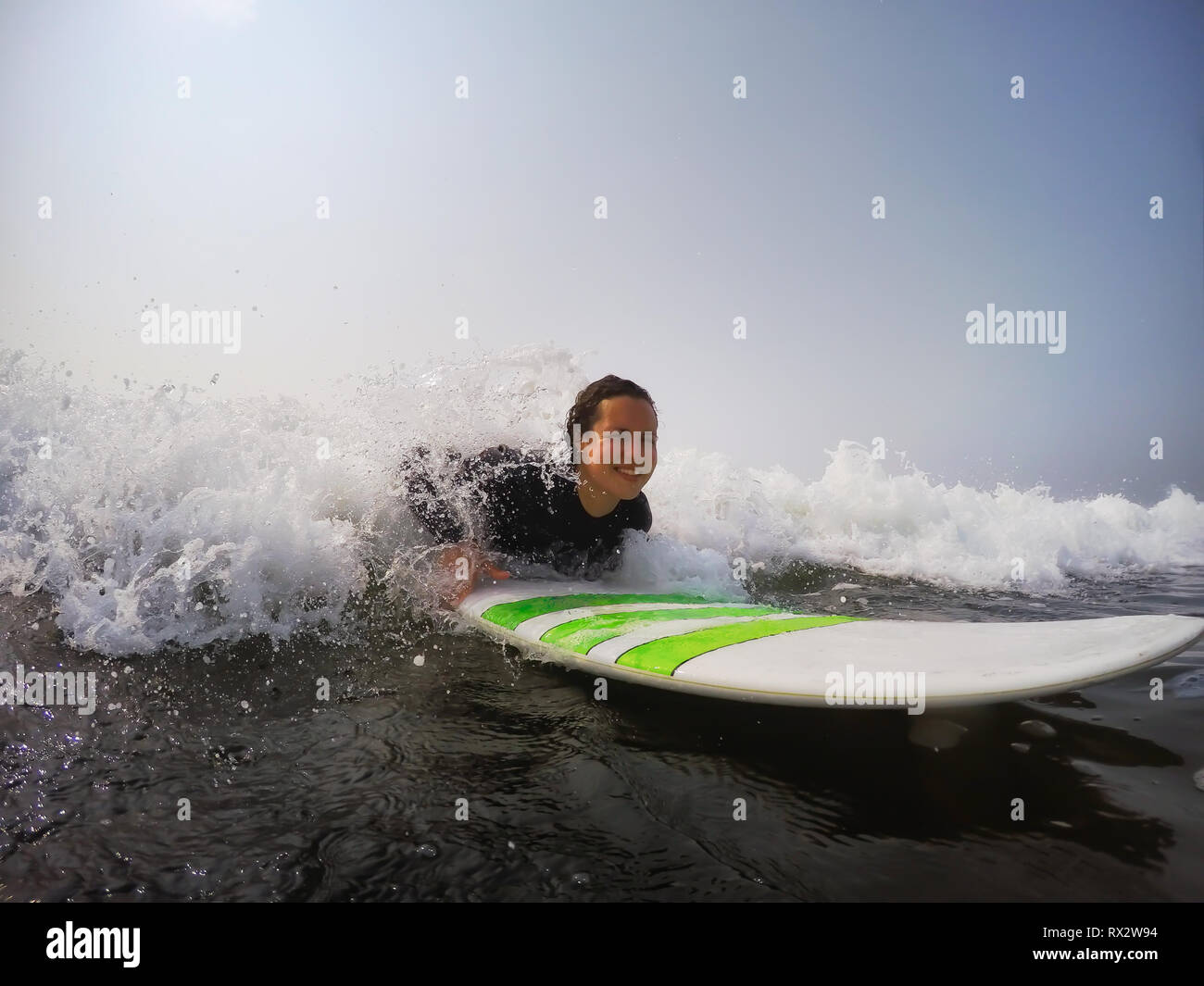 Woman surfer tofino hi-res stock photography and images - Alamy