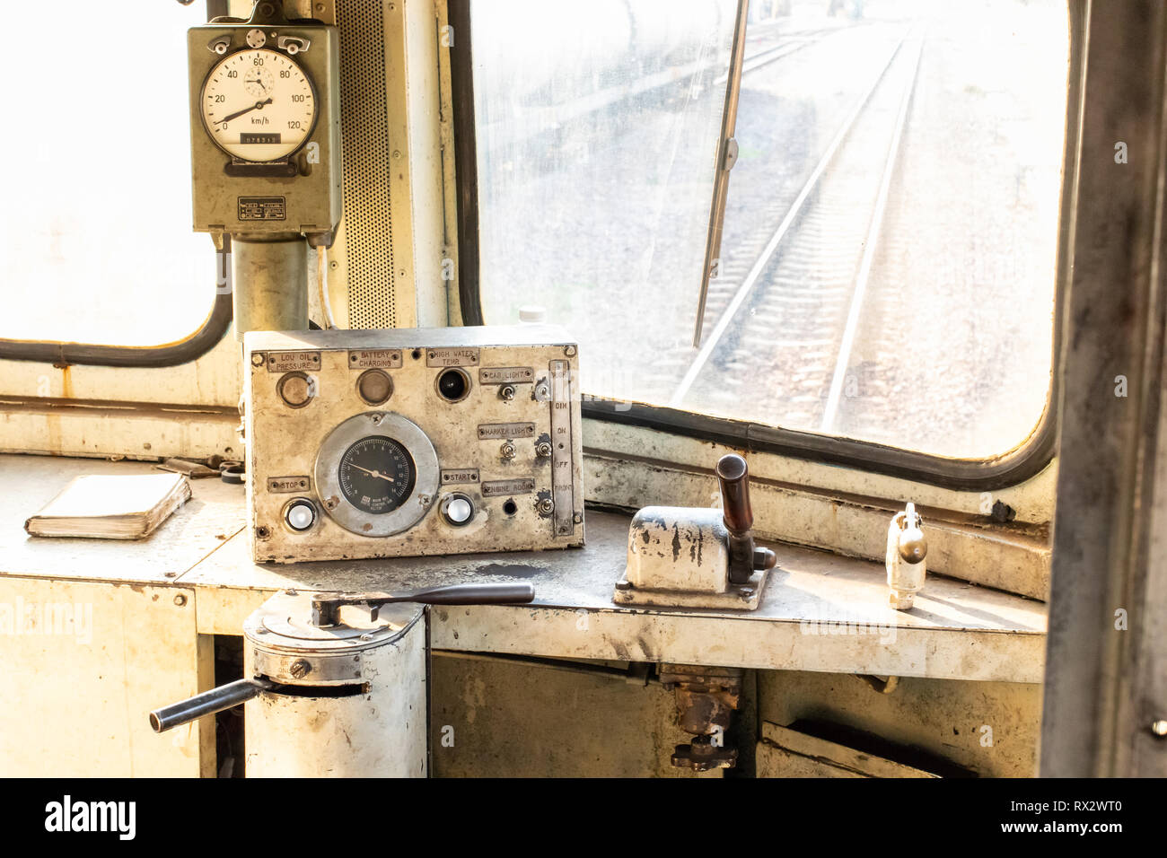 Diesel locomotive interior hi-res stock photography and images - Alamy