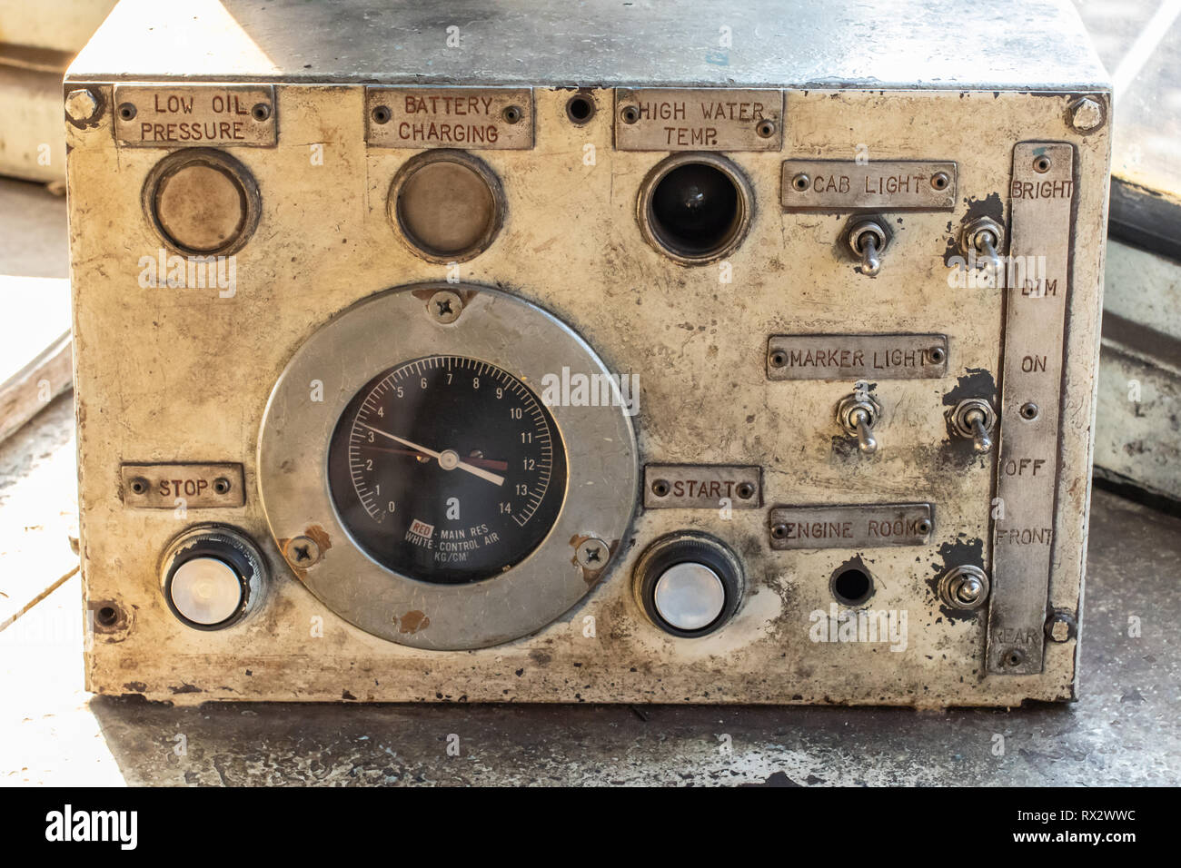 Diesel locomotive interior hi-res stock photography and images - Alamy