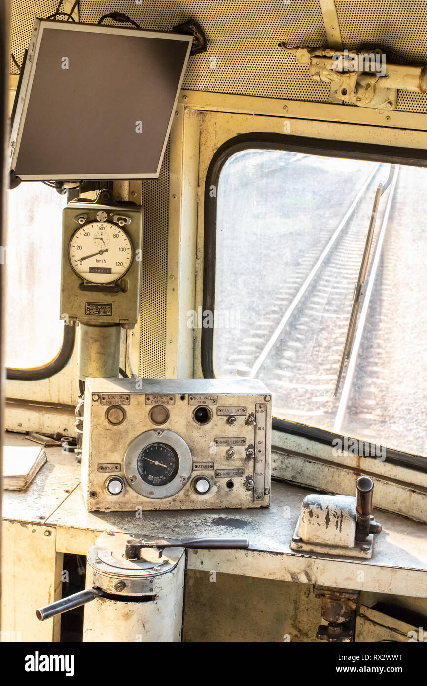 Diesel locomotive interior hi-res stock photography and images - Alamy