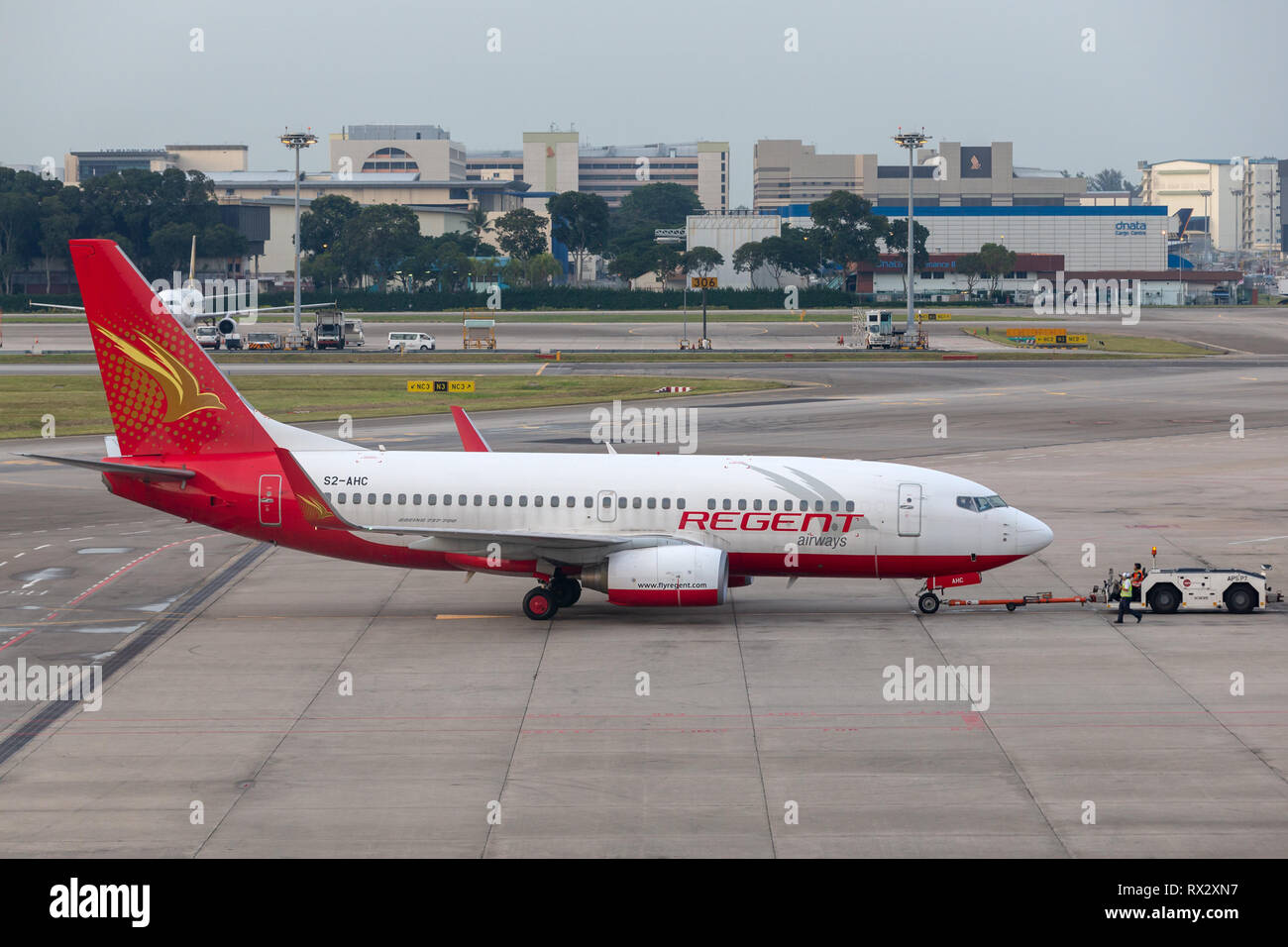 Regent Airways Logo S2 AHC Regent Airways Boeing 737 700 At Dhaka