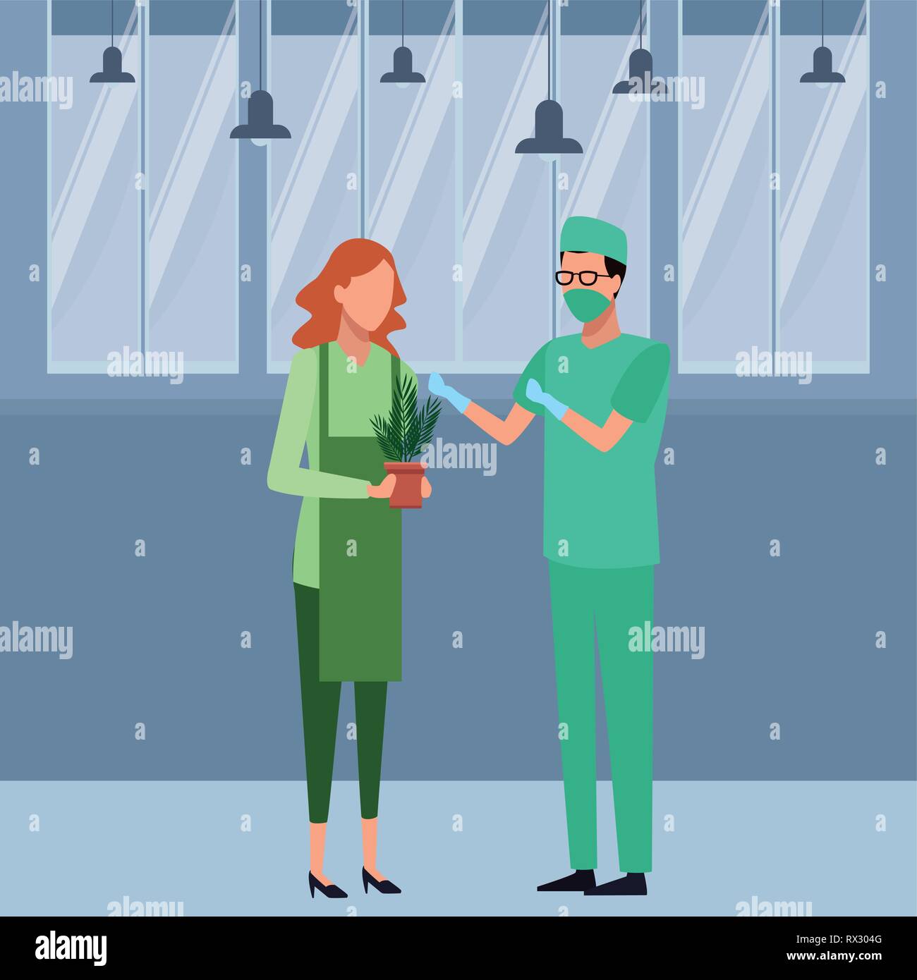 Jobs and professions avatar Stock Vector Image & Art - Alamy