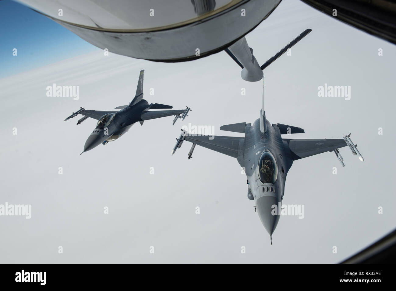 Vermont Air National Guard F-16 Falcon pilots from the 158th Fighter ...
