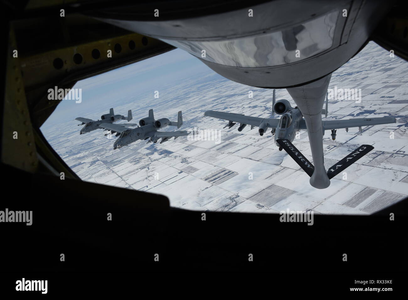 A formation of A-10s attached to the 442nd Fighter Wing at Whiteman Air ...
