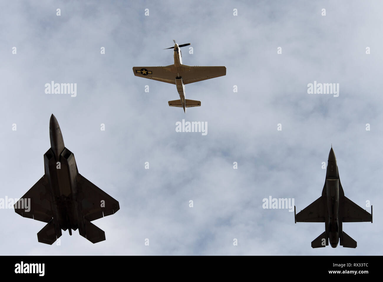 Andrew McKenna, Air Force Heritage Flight Foundation P-51 pilot, leads ...