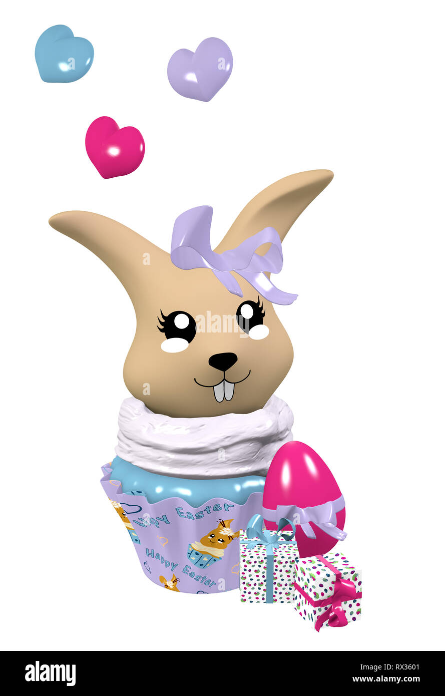 Cute purple kawaii emoticon face hi-res stock photography and images ...