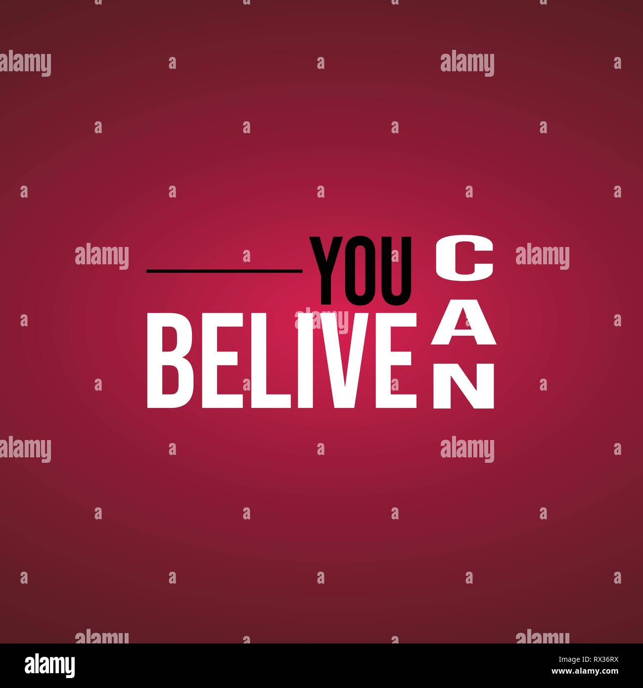 believe you can. successful quote with modern background vector ...