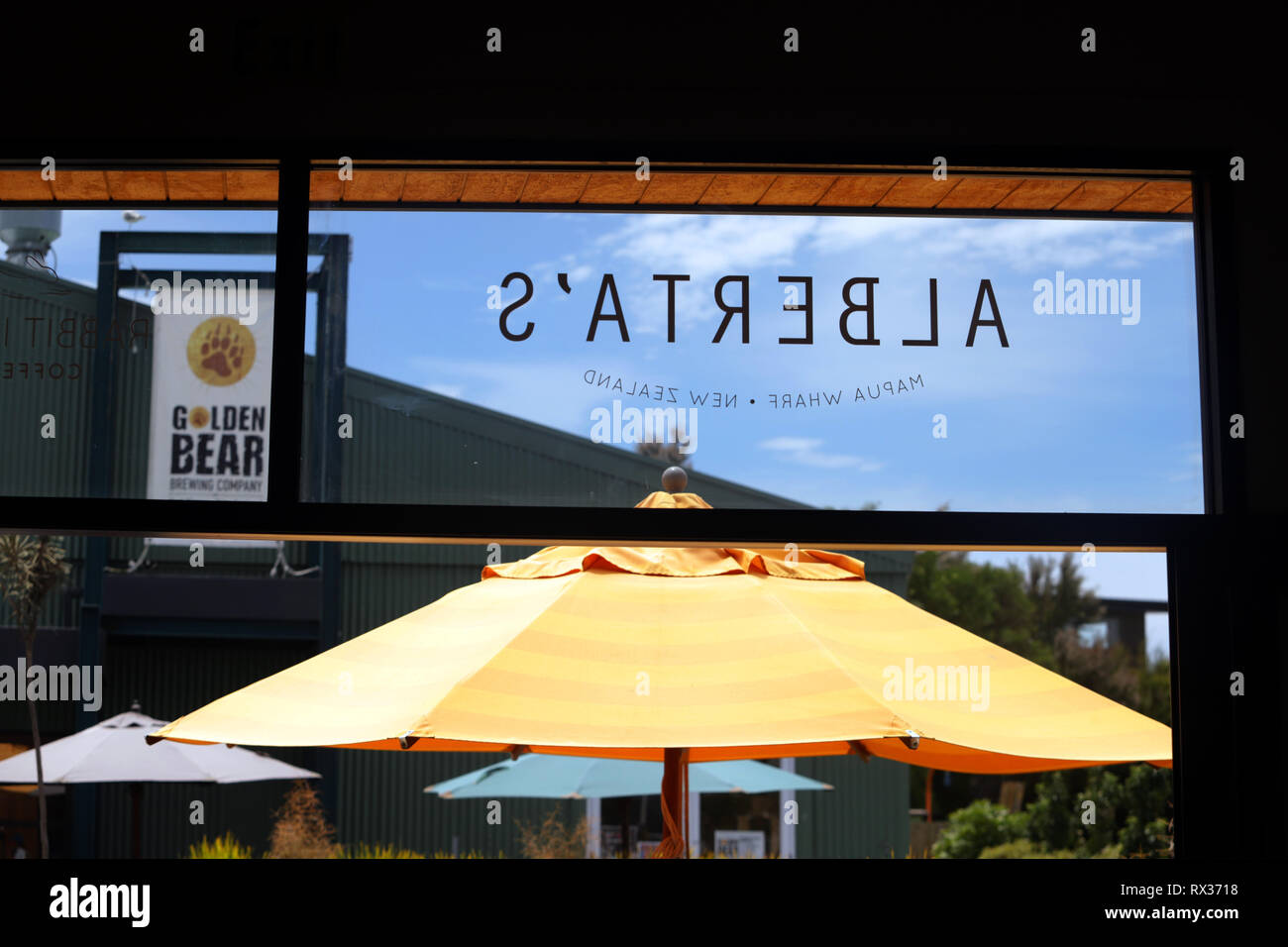 Mapua village, Tasman, New Zealand Stock Photo - Alamy