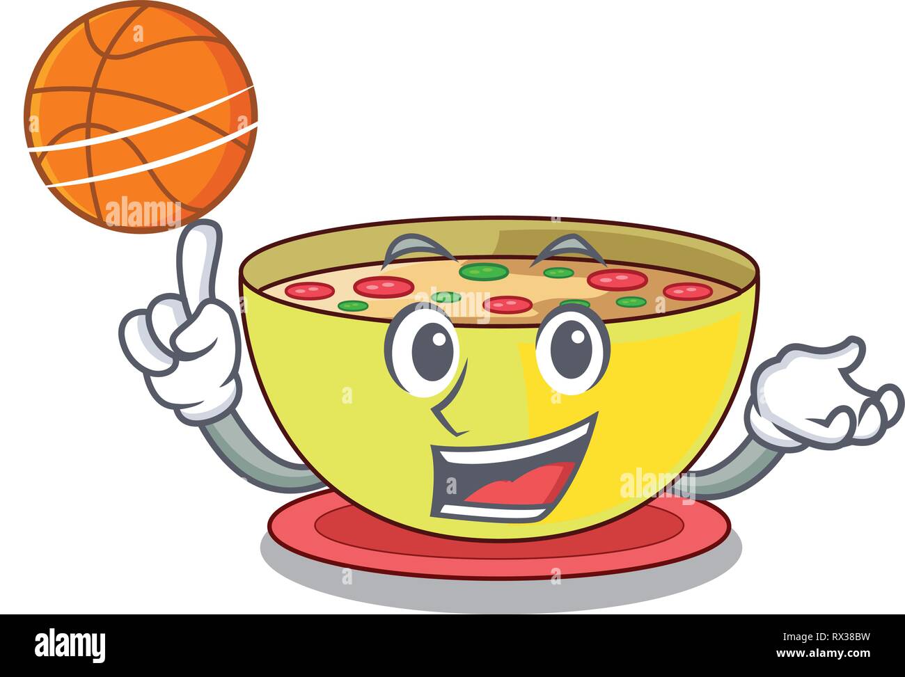 Chowder bowl Stock Vector Images - Alamy