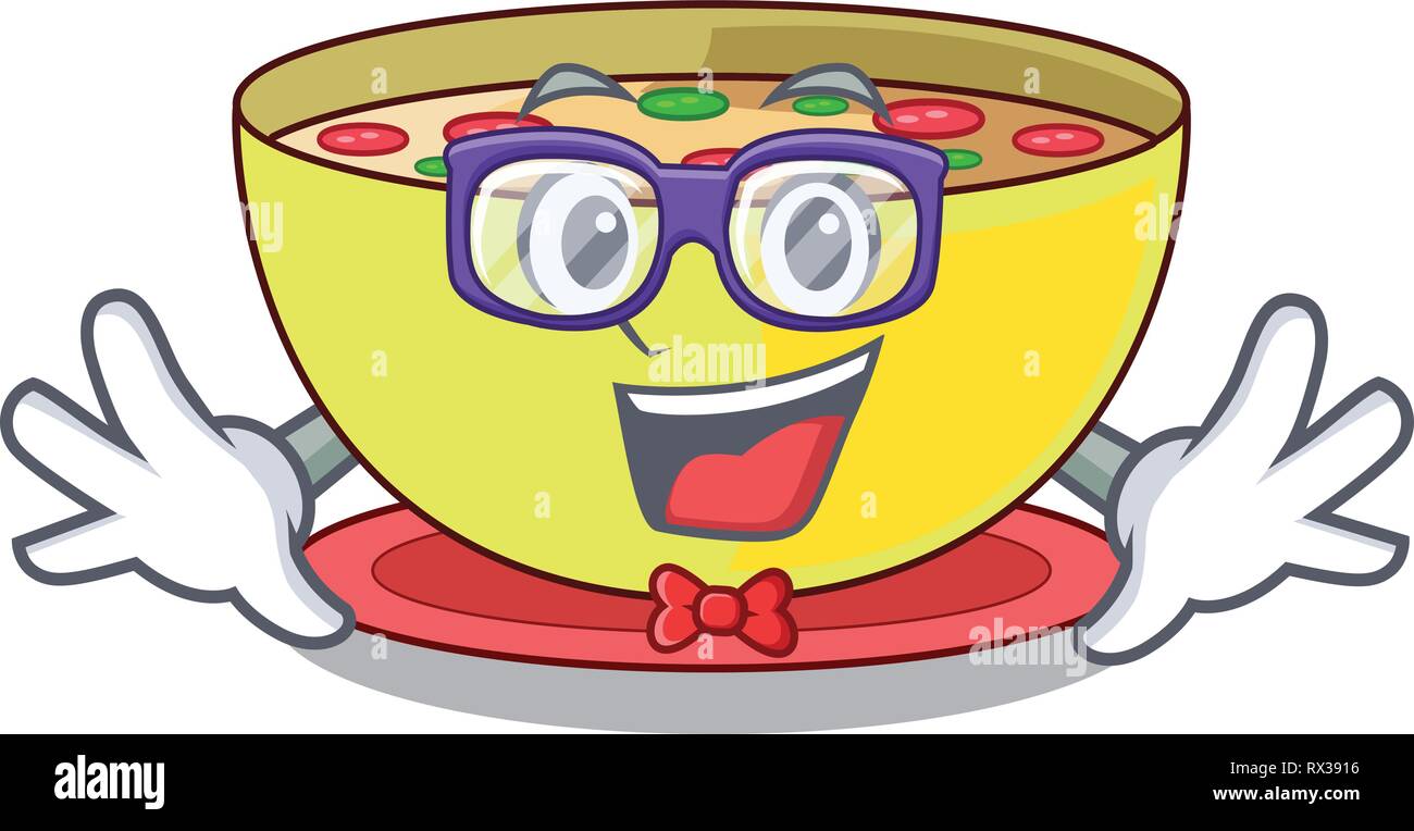 Geek corn chowder isolated with the character Stock Vector Image & Art ...