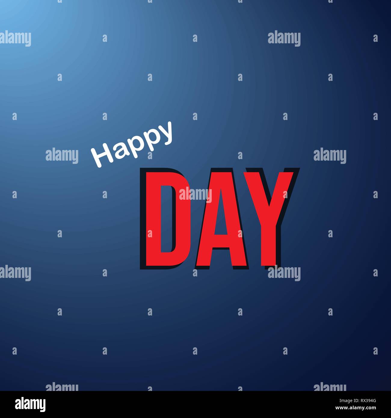 oh happy day. Life quote with modern background vector illustration ...