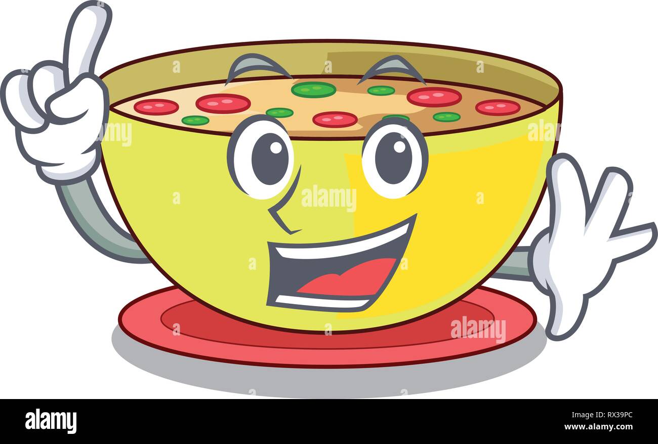 Finger corn chowder in a cartoon plate Stock Vector Image & Art - Alamy