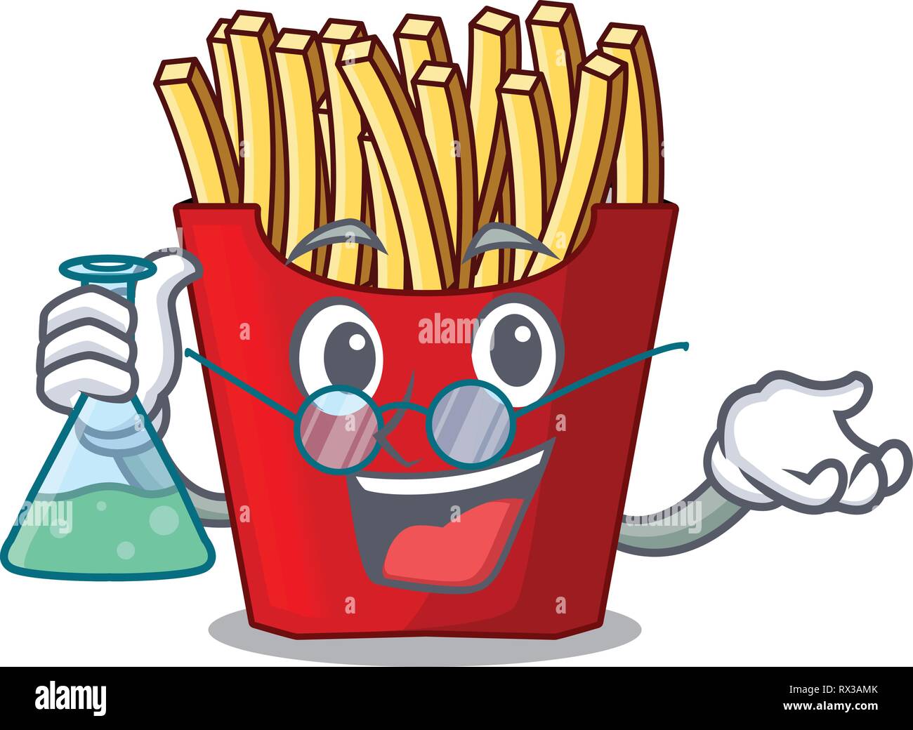 Crunchy french fries on Stock Vector Images - Alamy