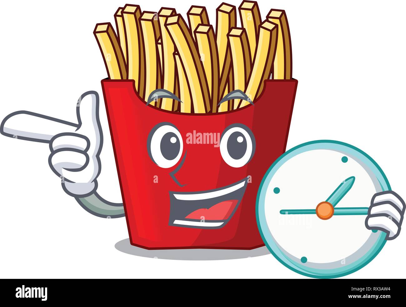 French clock Stock Vector Images - Alamy