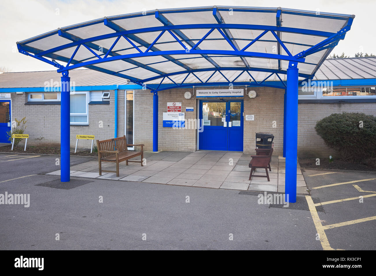 Entrance to the Community hospital at the Lakeside health campus ...