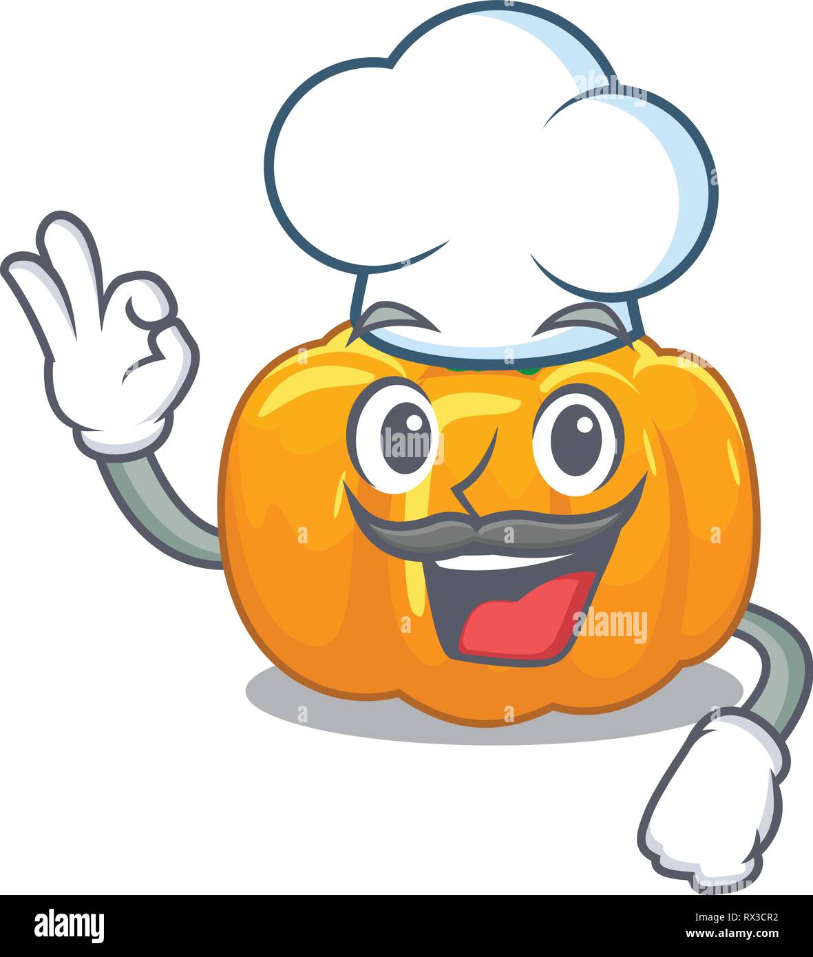 Traditional pumpkin soup recipe Stock Vector Images - Alamy