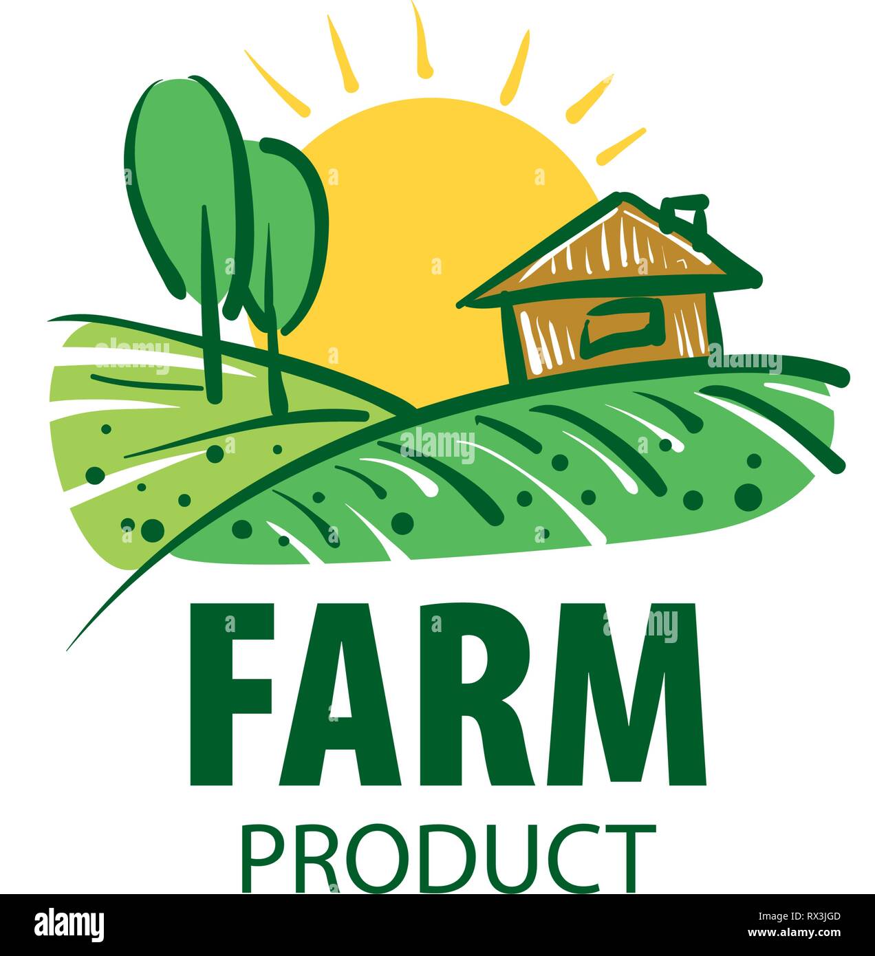 Background product farms Stock Vector Images - Alamy