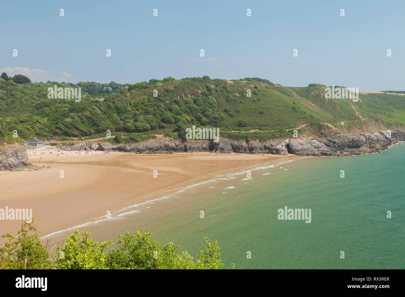 Caswell Bay, Gower Peninsula, Swansea, South Wales, UK Stock Photo - Alamy