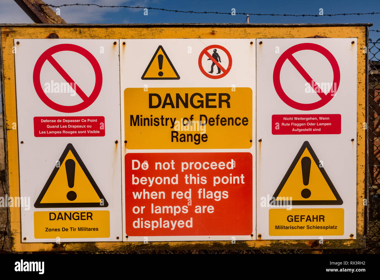 Military Firing Range Stock Photo - Alamy