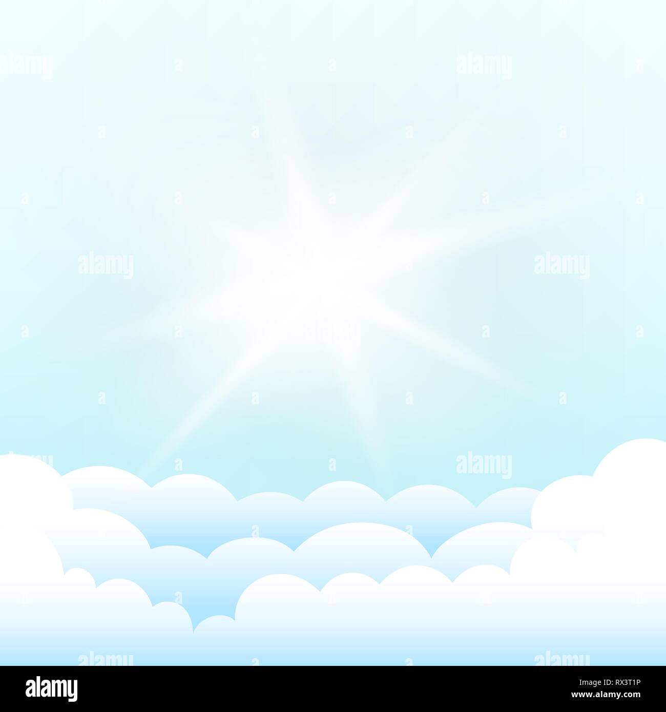 Above sky Stock Vector Images - Alamy