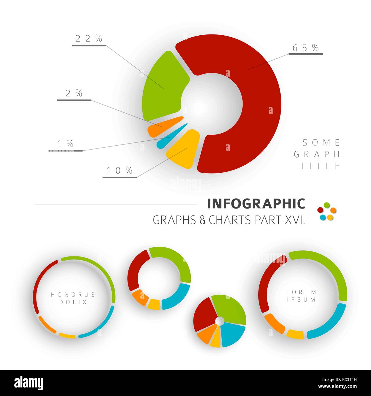 Template infographic piechart Stock Vector Images - Alamy