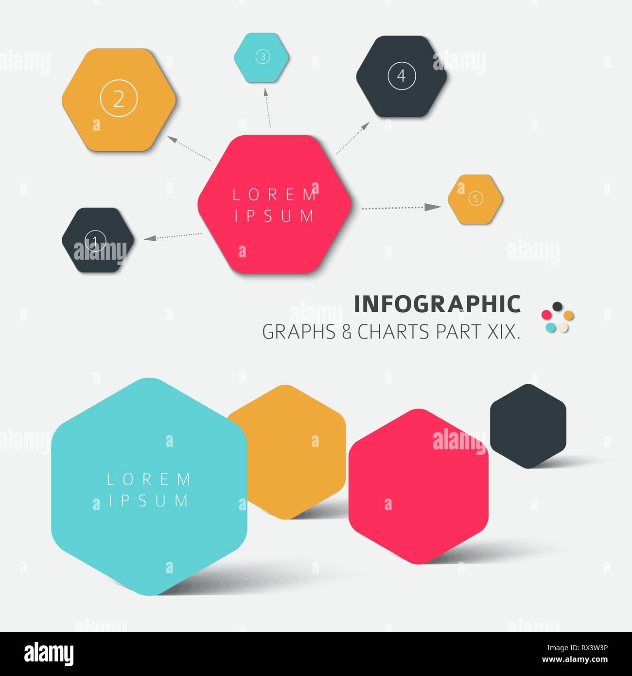 Vector flat design infographic elements - 19. part of my infographic bundle Stock Vector Image ...